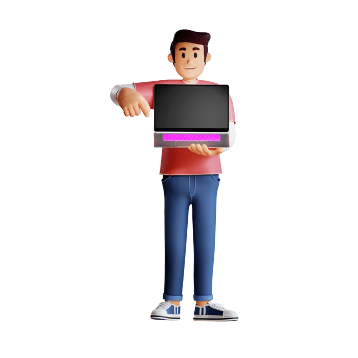 Man With Laptop PNGs for Free Download