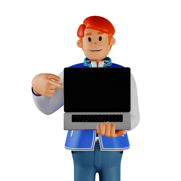 Man With Laptop PNGs for Free Download