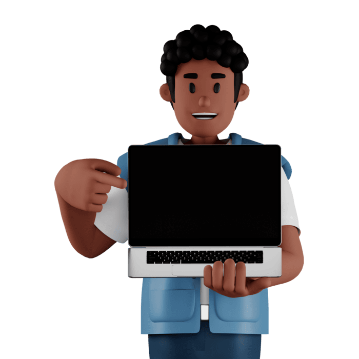 Man With Laptop PNGs for Free Download