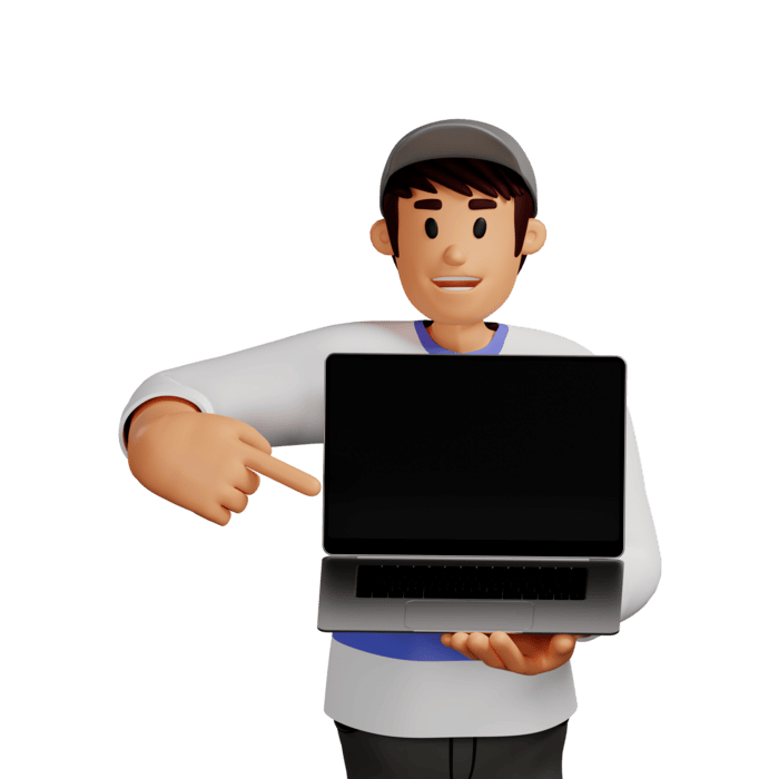 Man With Laptop PNGs for Free Download