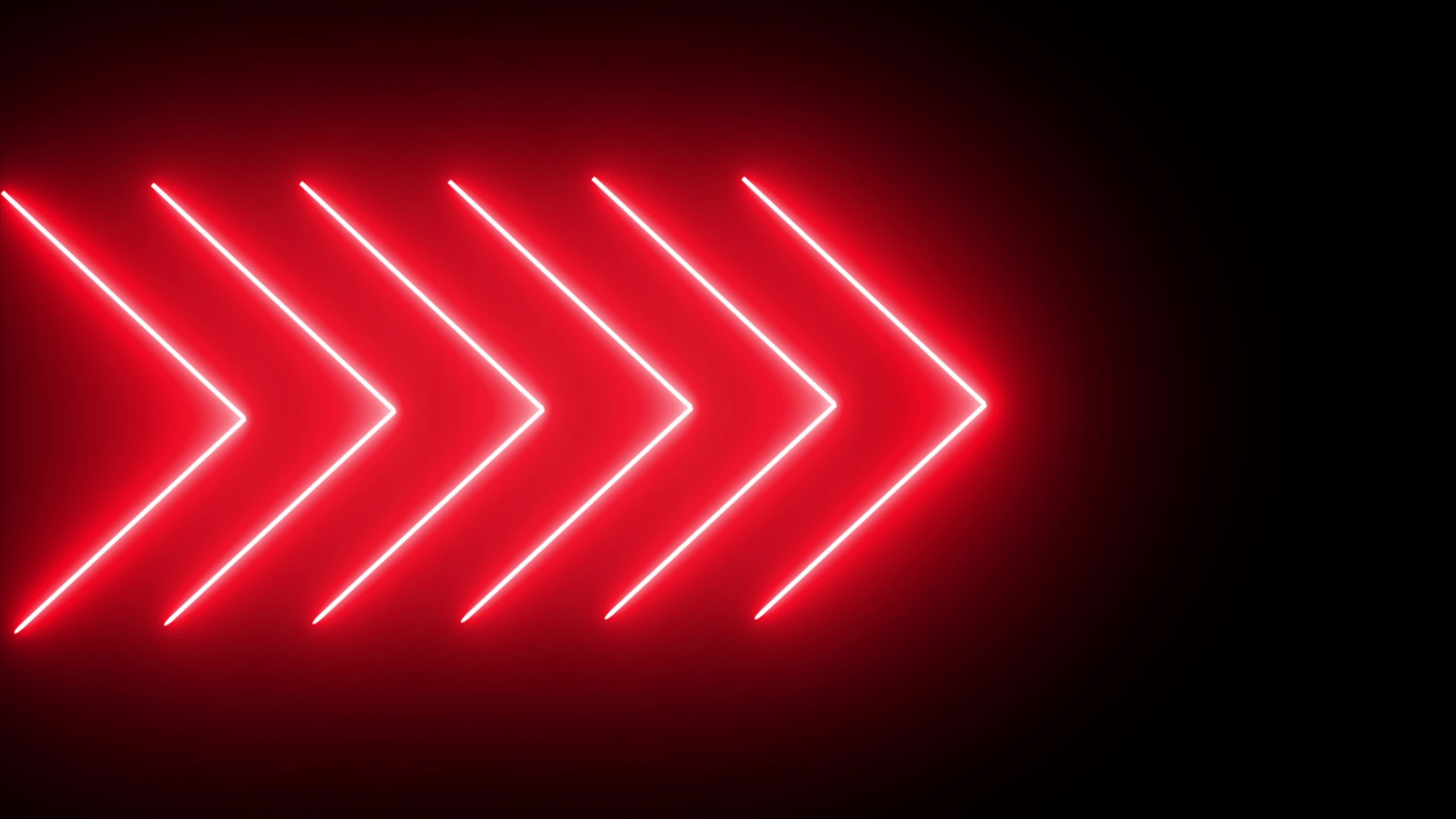 glowing neon arrows background. arrow direction on black background ... glowing neon arrows background. arrow direction on black background ...