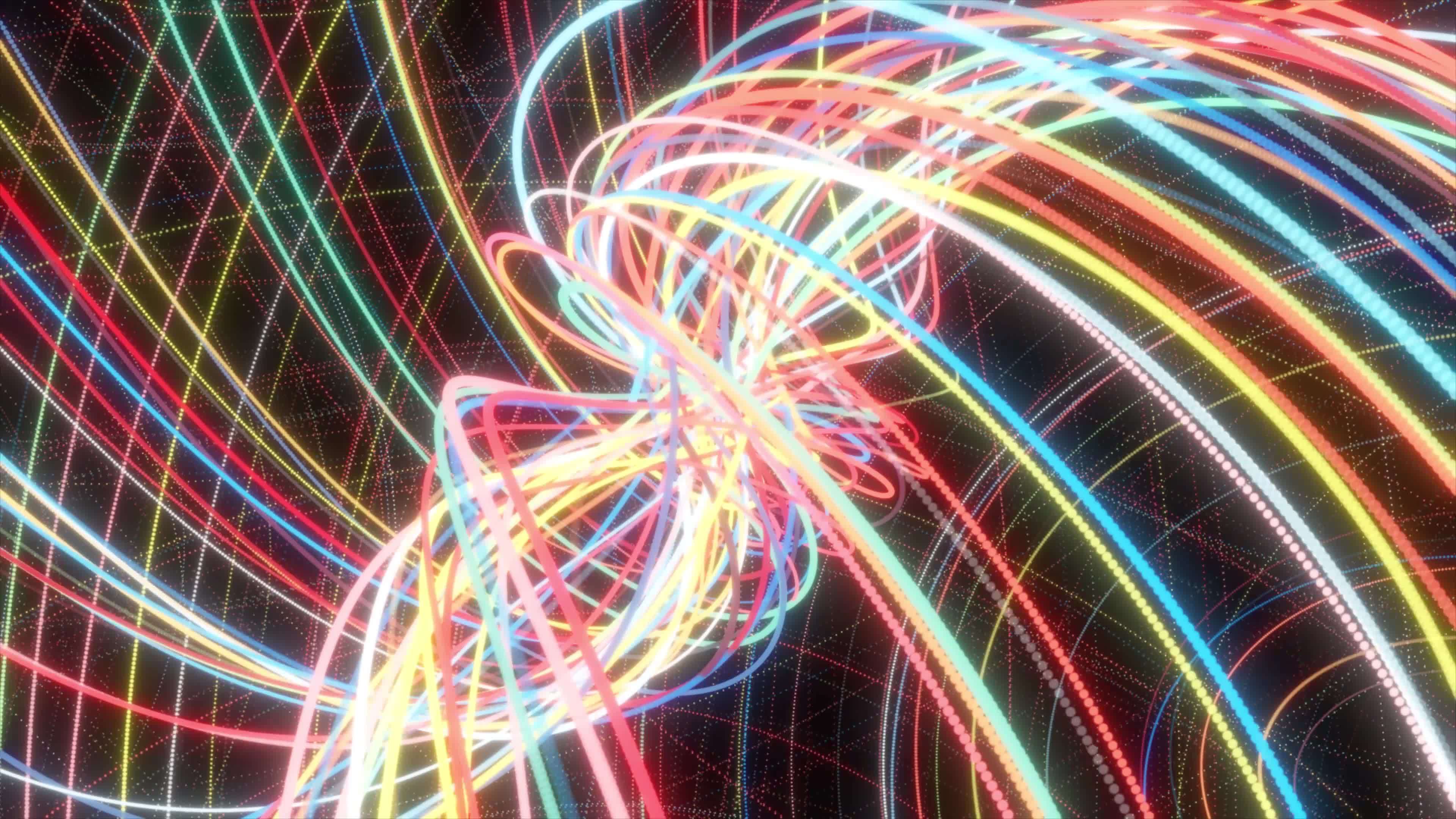 Digital Data Flow Abstract Flowing Data Ramp Creative Abstract