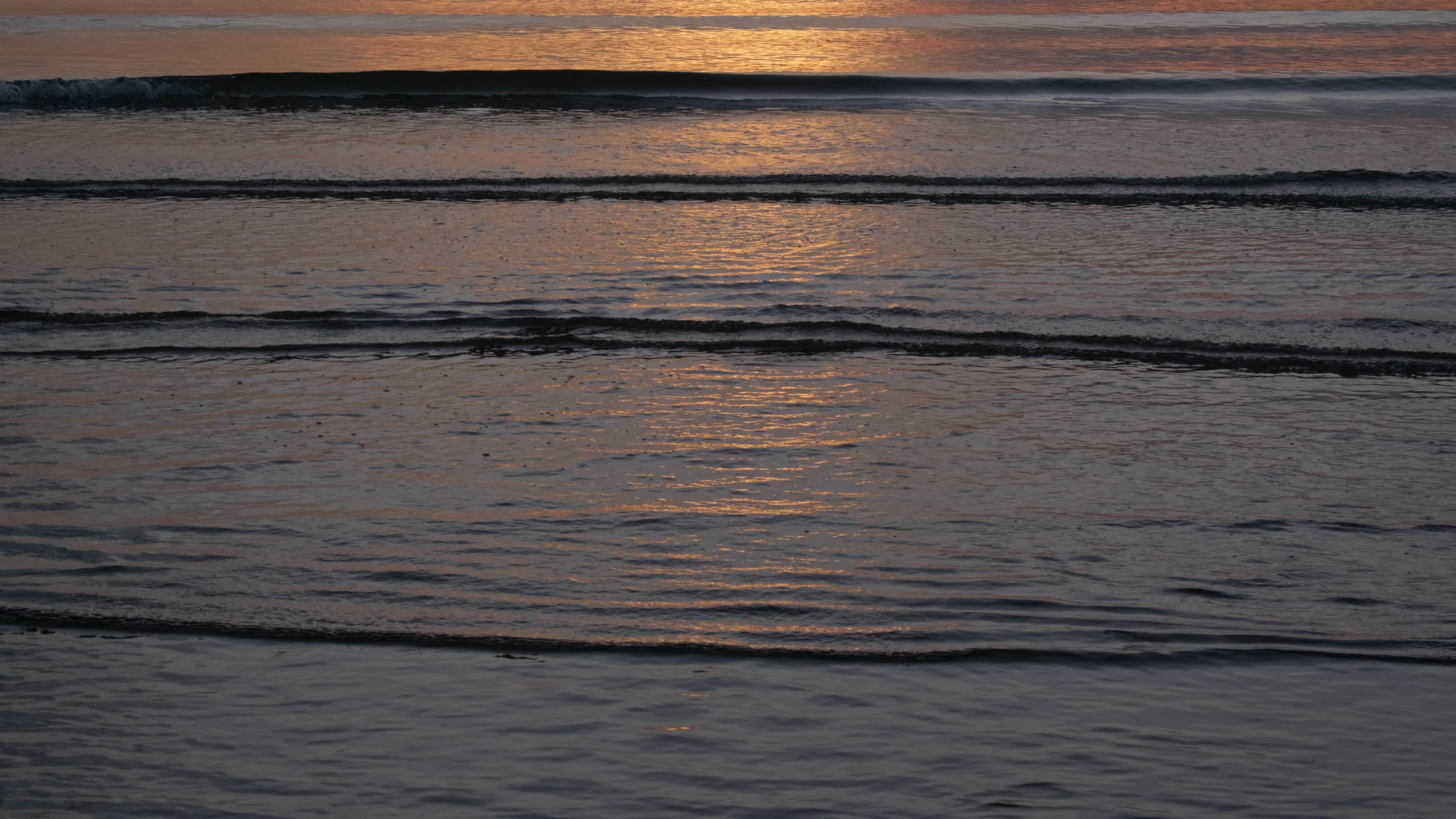 Beautiful sunset view on the beach. Colorful sea beach sunset with ...