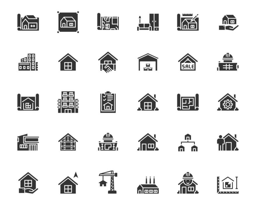 Architecture Icons Vector Art, Icons, and Graphics for Free Download
