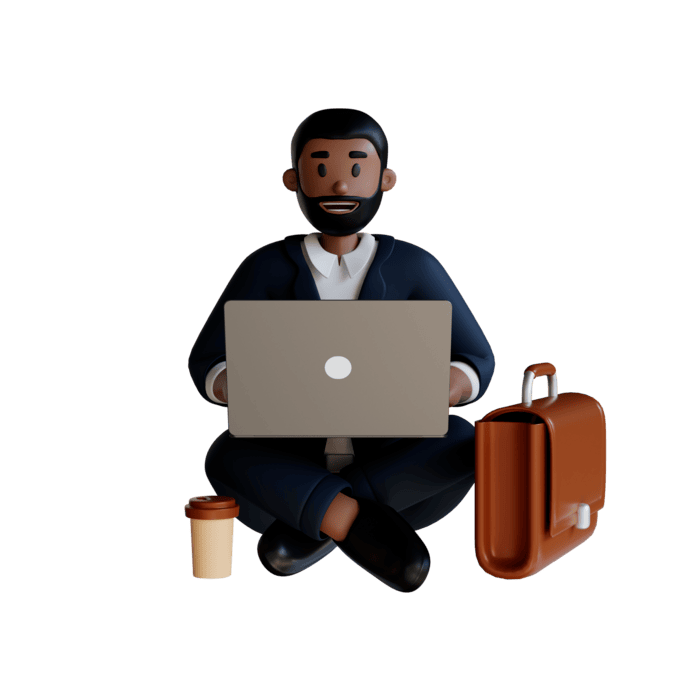 Man With Laptop PNGs for Free Download