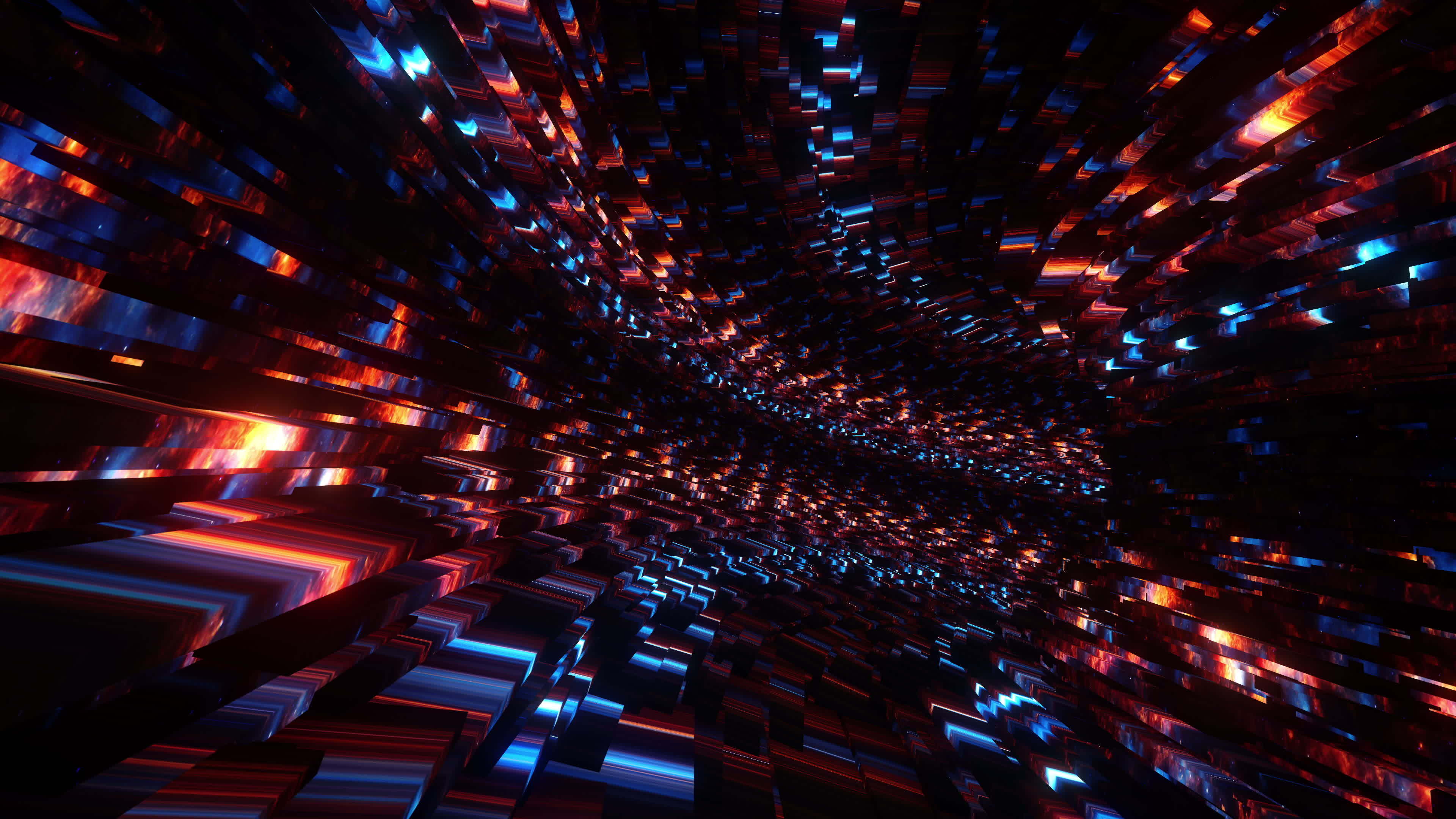 Abstract Loop 3d Futuristic Hyperspace Warp Energy Tunnel 11384866