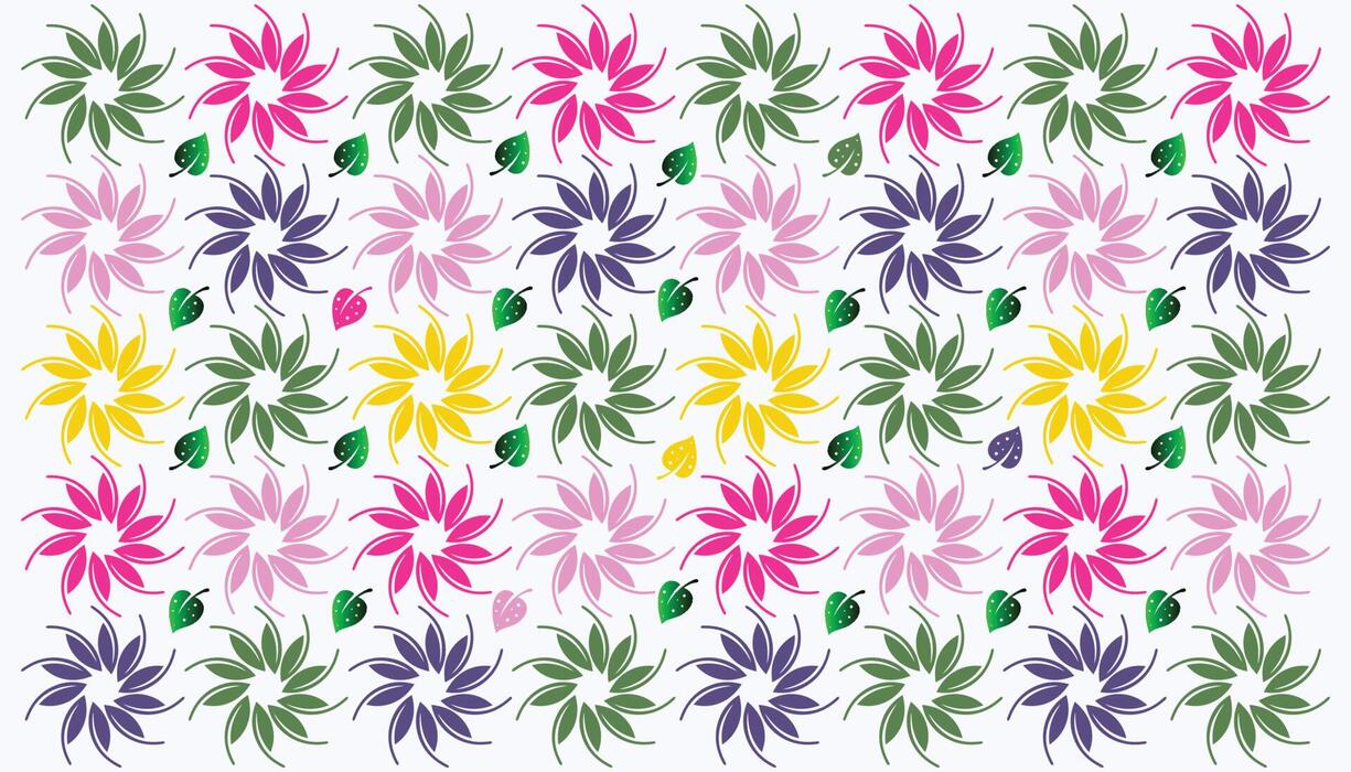 Flower Pattern Background SVGs for Free Download
