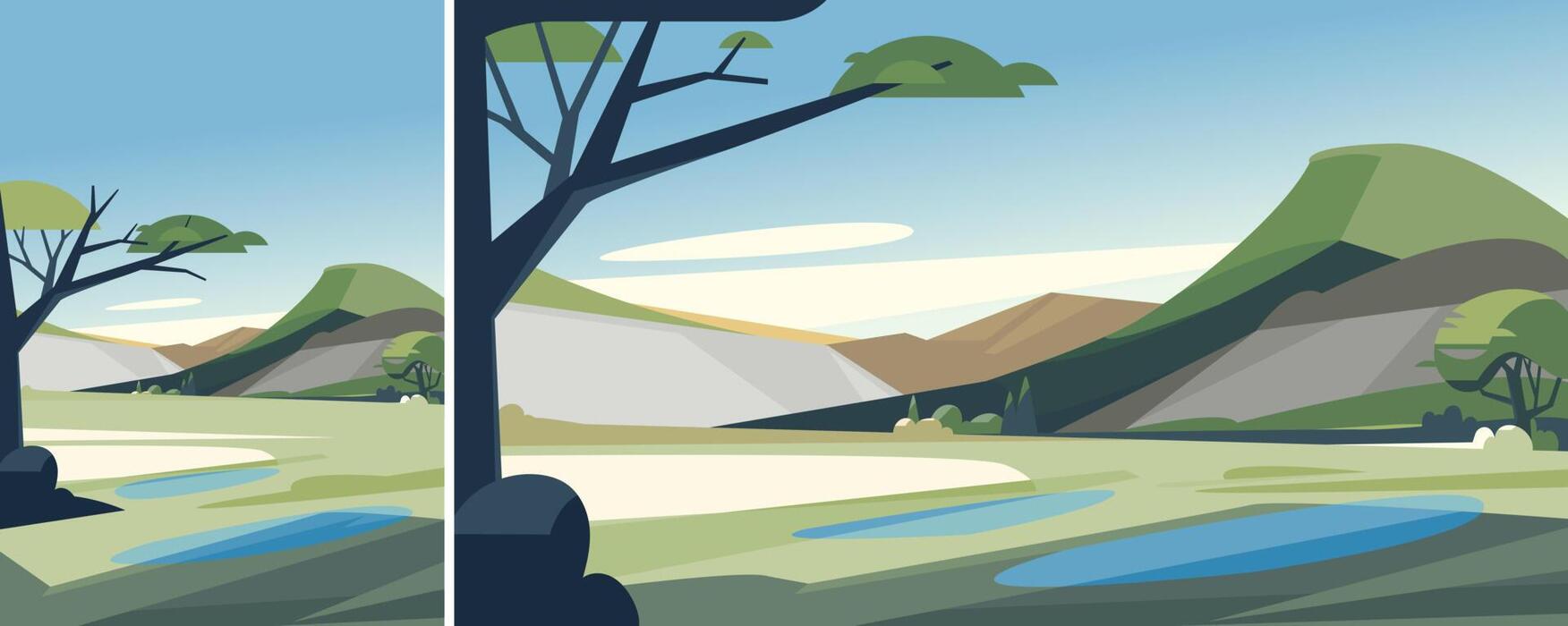 Landscape Vector Art, Icons, and Graphics for Free Download