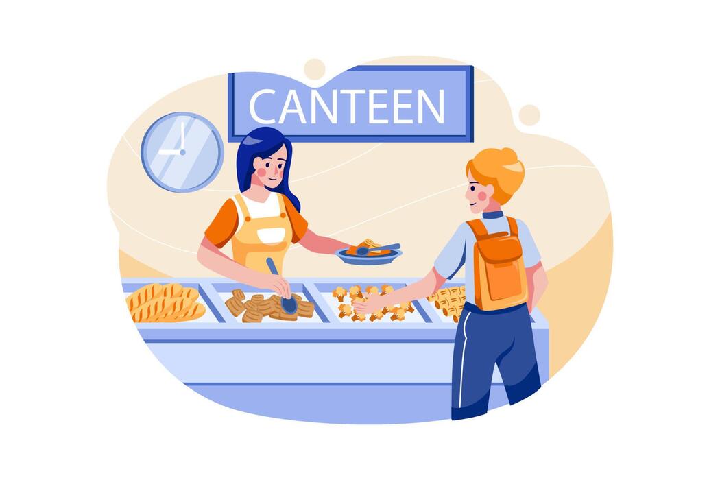 Canteen Vector Art, Icons, and Graphics for Free Download