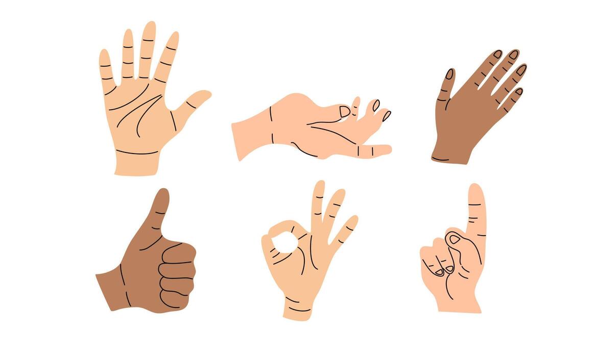 American Sign Language Vector Art, Icons, and Graphics for Free Download