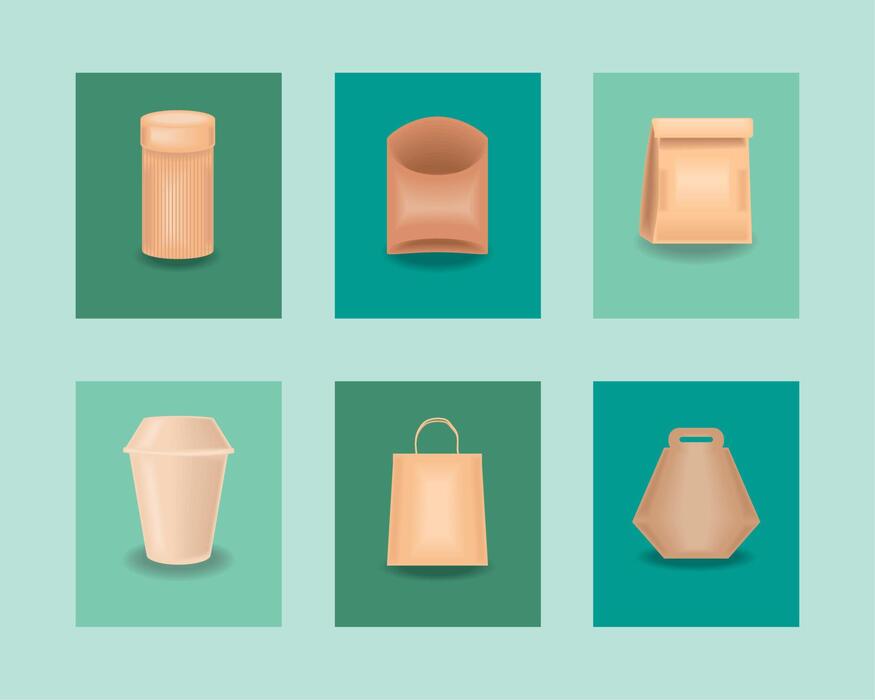 Packet Mockup Vector Art Icons And Graphics For Free Download