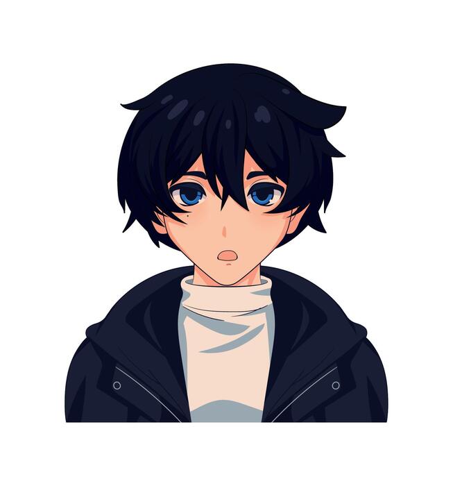 Anime Character Vector Art, Icons, and Graphics for Free Download