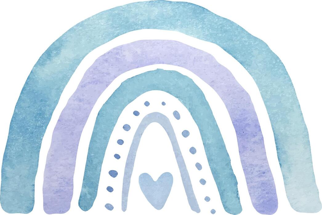 Watercolor Rainbow Vector Art, Icons, and Graphics for Free Download