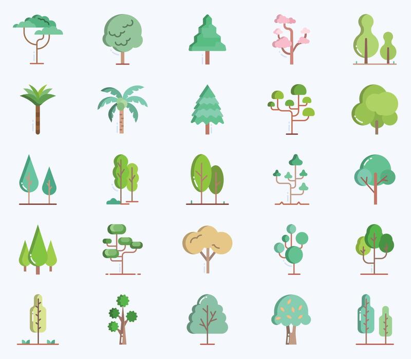 Tree Icon Vector Art, Icons, and Graphics for Free Download