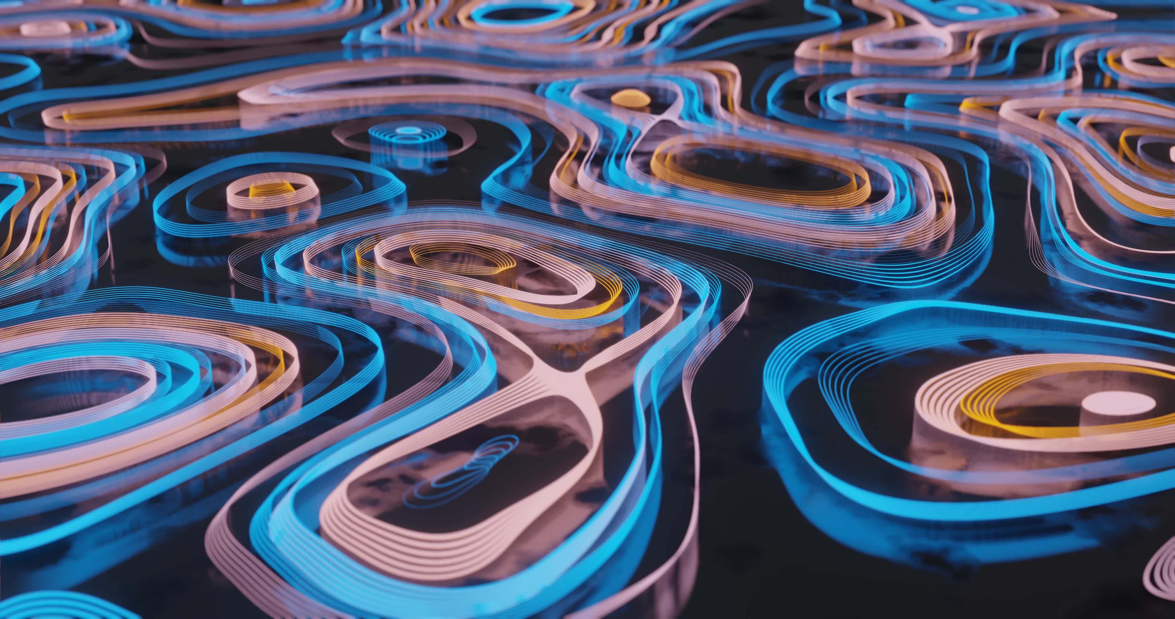 Abstract loop Animation 4K 11504762 Stock Video at Vecteezy