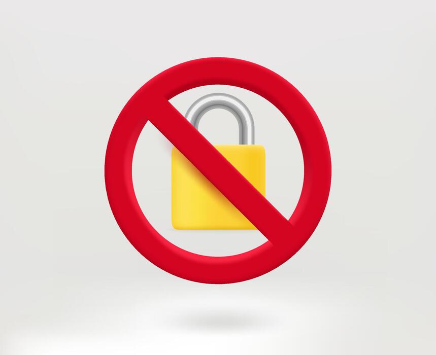 No Unauthorized Access Vector Art, Icons, and Graphics for Free Download