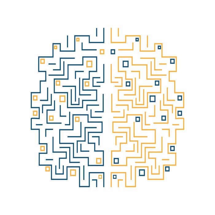 Brain Maze Vector Art, Icons, and Graphics for Free Download