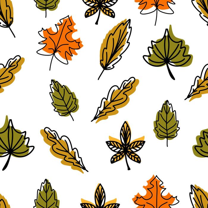 Fallen Leaves Poster Vector Art, Icons, and Graphics for Free Download
