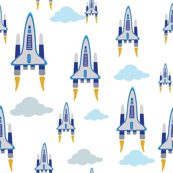 Spaceship Pattern Vector Art, Icons, and Graphics for Free Download