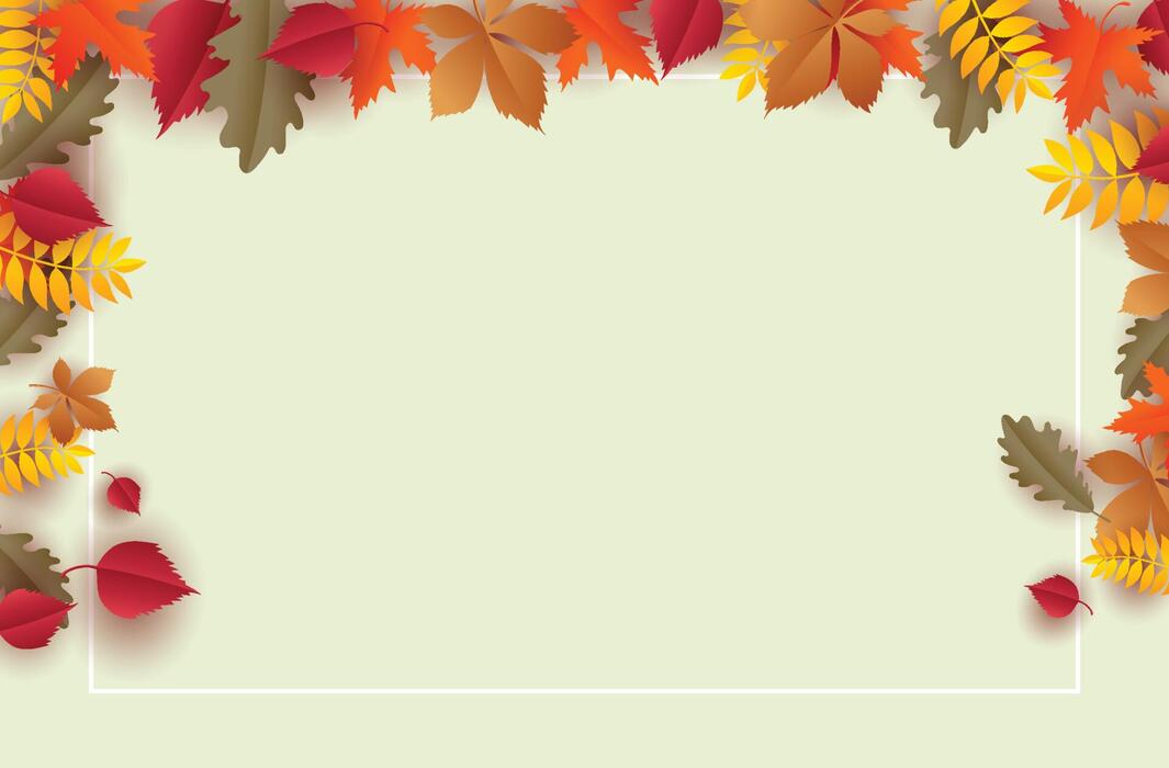 Fall Leaves Border Vector Art, Icons, and Graphics for Free Download
