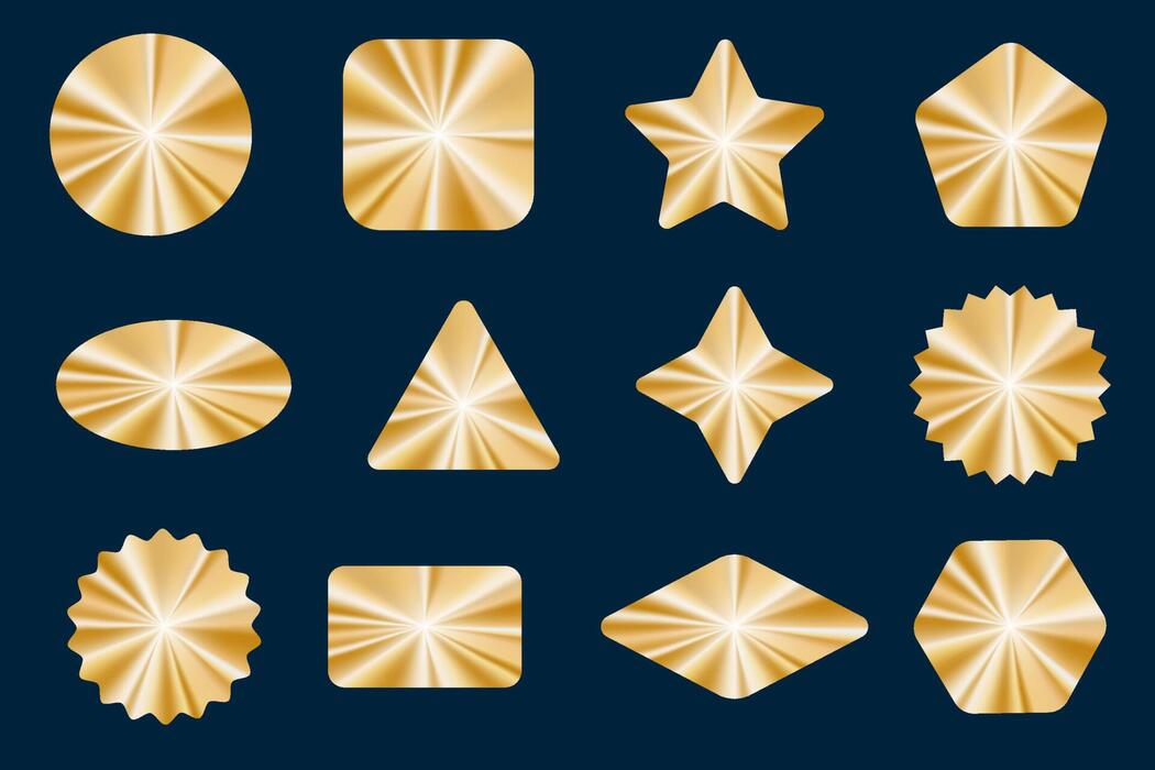 Illustrator Graphic Styles Gold Vector Art, Icons, and Graphics for ...