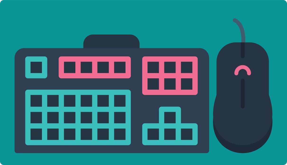 Cartoon Keyboard Vector Art Icons And Graphics For Free Download