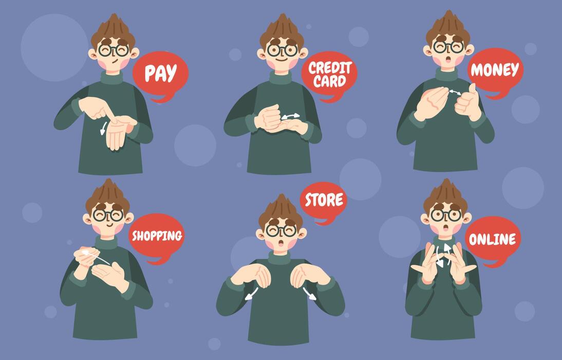 Sign Language Vector Art, Icons, and Graphics for Free Download