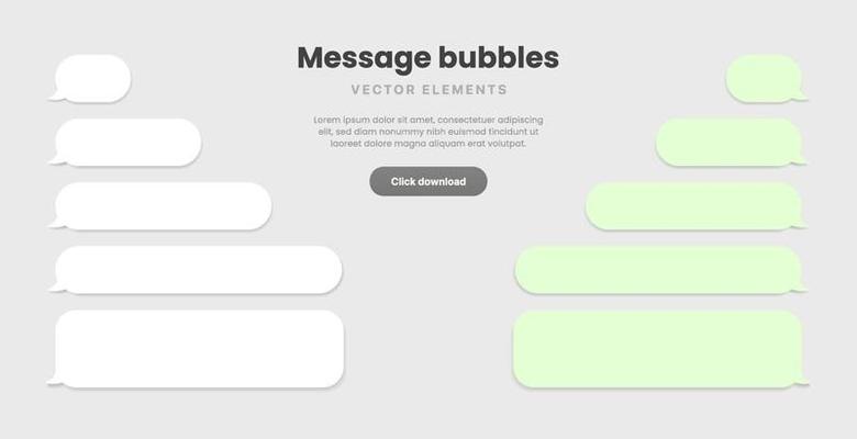 Imessage Bubble Vector Art, Icons, and Graphics for Free Download