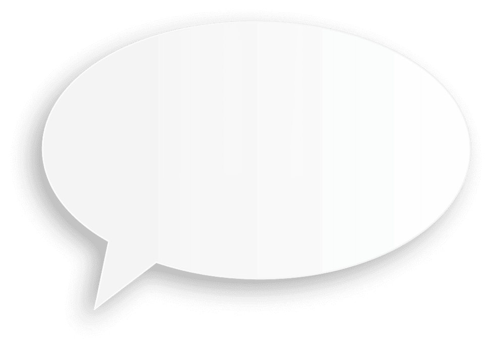 White Speech Bubbles PNGs for Free Download