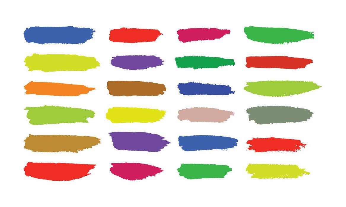 Page 2 | Colorful Brush Strokes Vector Art, Icons, and Graphics for ...