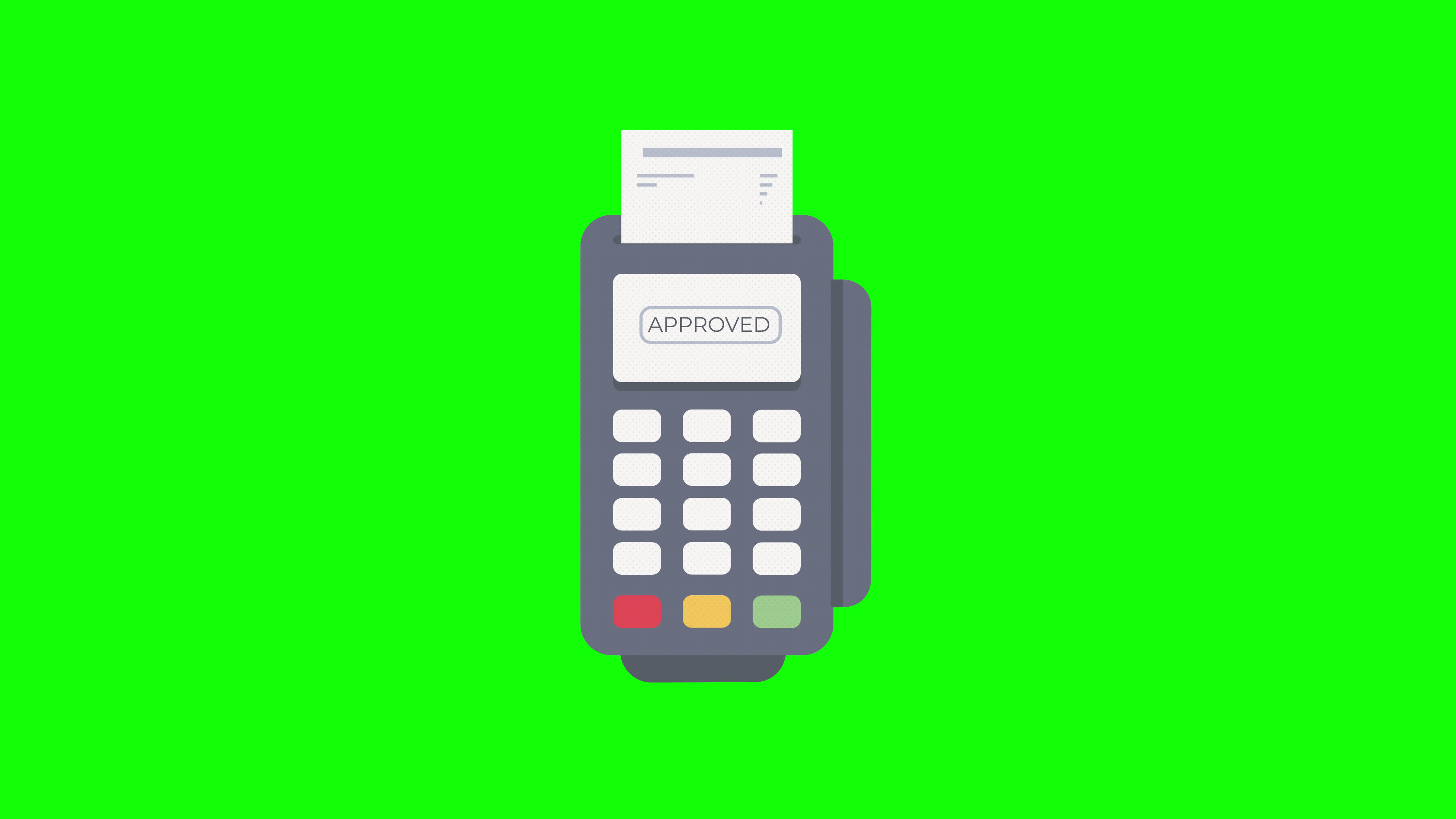 Card Payment pos Machine icon loop animation with alpha channel ... Card Payment pos Machine icon loop animation with alpha channel ...