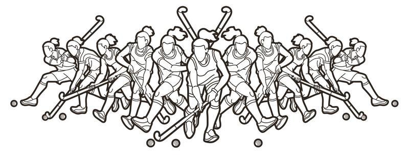 Field Hockey Vector Art Icons And Graphics For Free Download