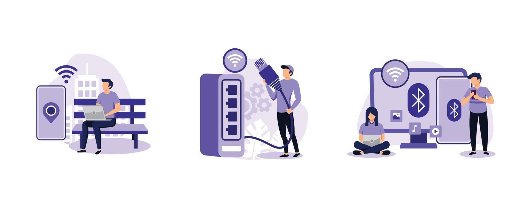 Computer Networking Vector Art, Icons, and Graphics for Free Download