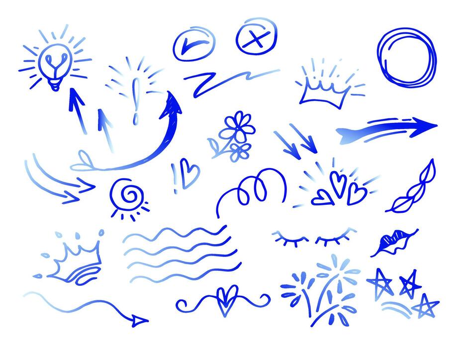 Hand Drawn Highlight Vector Art, Icons, and Graphics for Free Download
