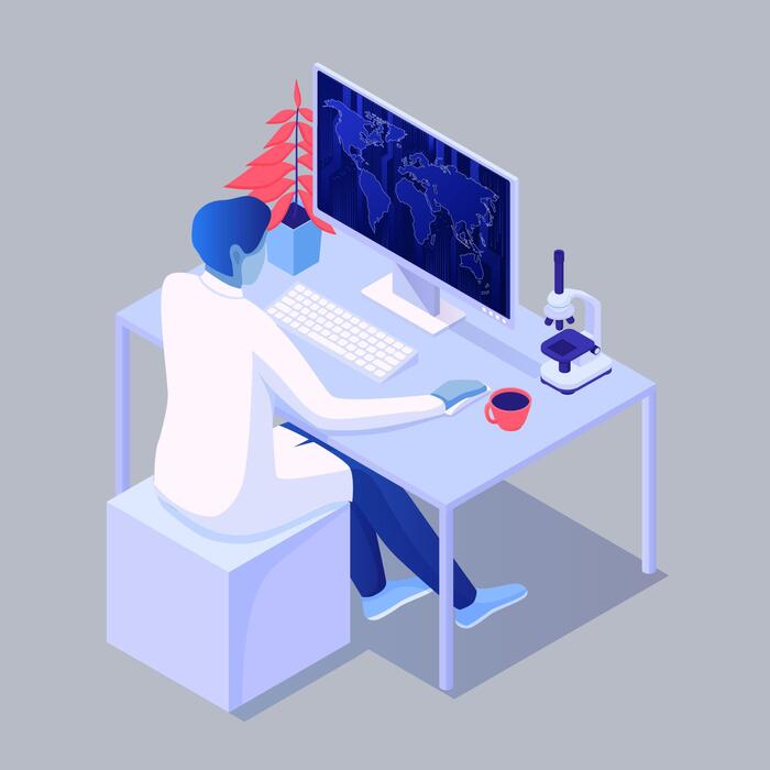 3d Man Computer Vector Art, Icons, and Graphics for Free Download