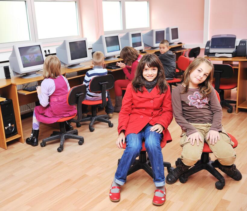 Kids Computer Class Stock Photos, Images and Backgrounds for Free Download