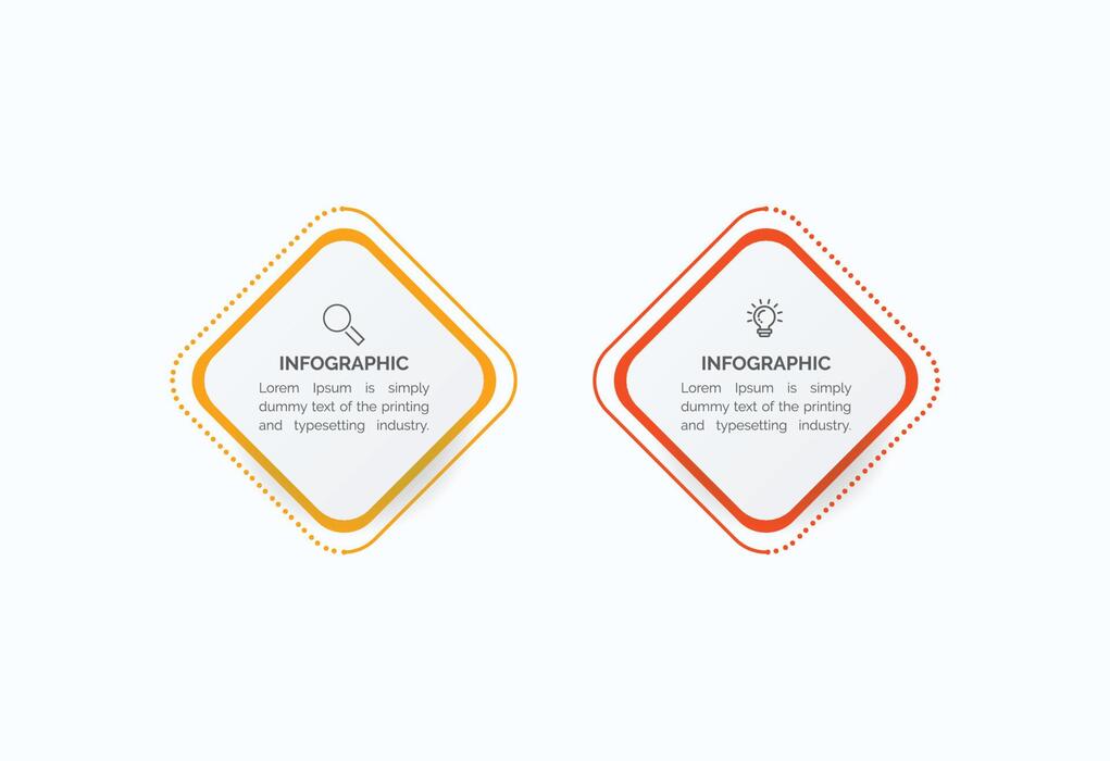 2 Point Infographics Vector Art, Icons, and Graphics for Free Download