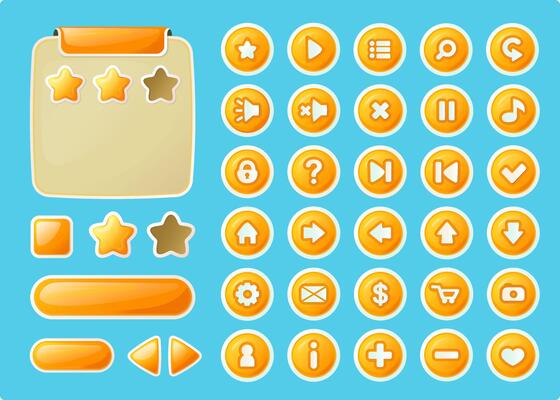 Game Buttons Vector Art, Icons, and Graphics for Free Download
