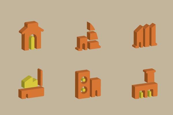 3d Building Vector Art, Icons, and Graphics for Free Download