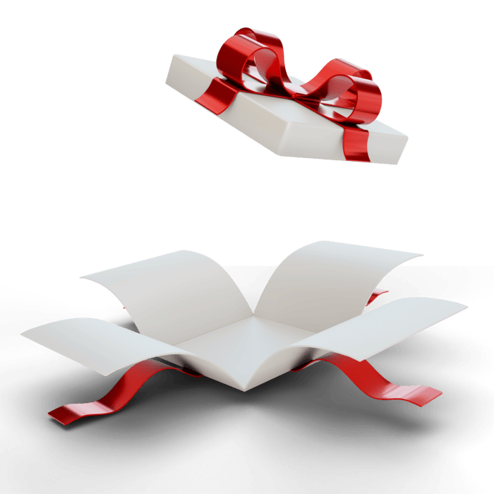 Open Gift Box PNGs for Free Download