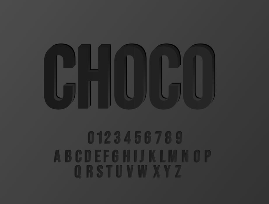 Chocolate Text Effect Vector Art, Icons, and Graphics for Free Download