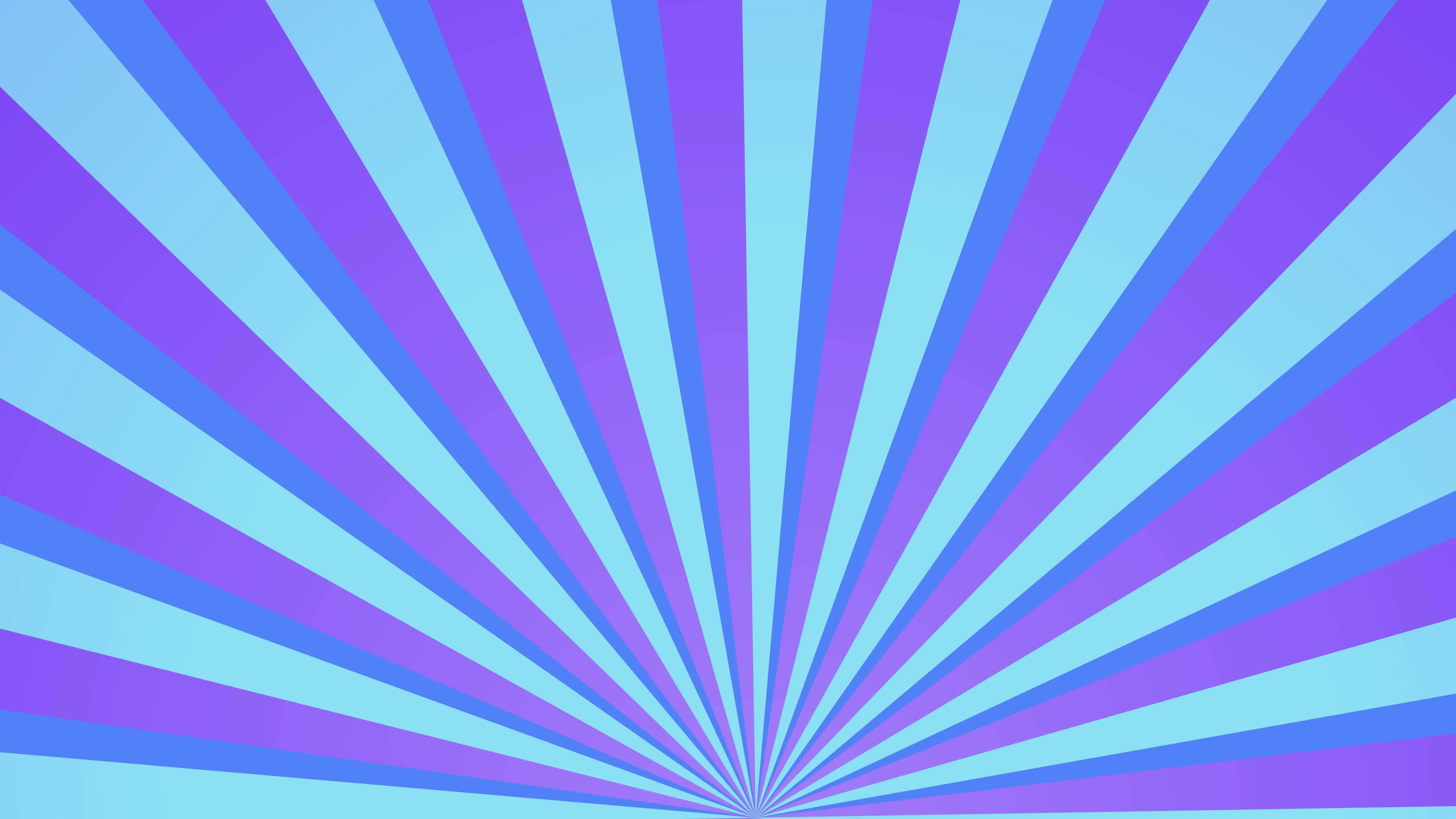 Down Side Rays On Blue Gradient Background Animation Sunburst Radial