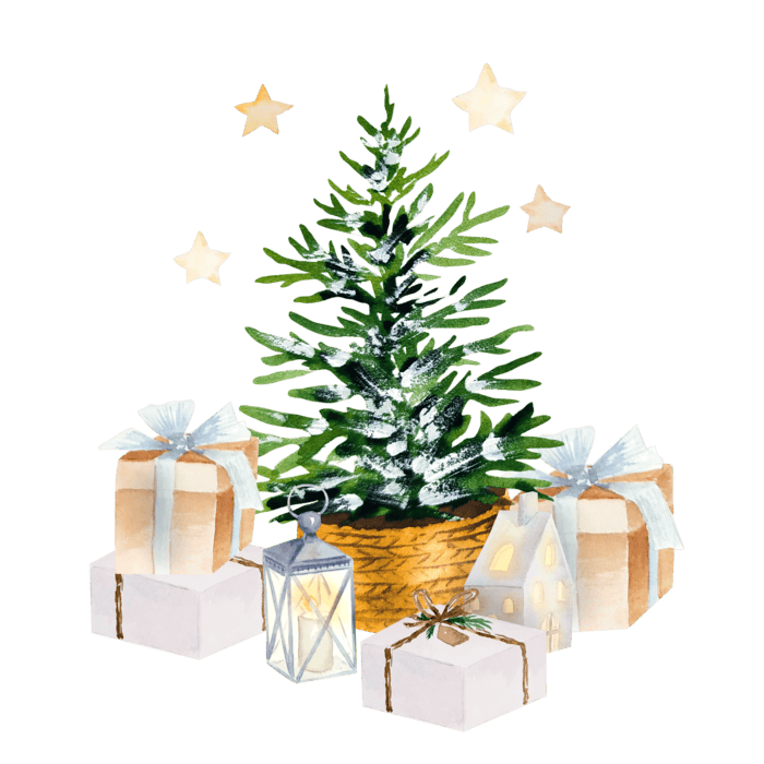 Christmas Watercolor PNGs for Free Download