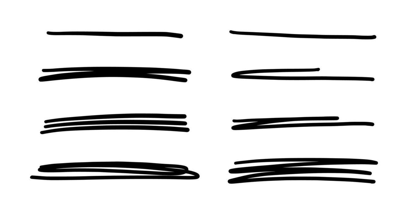 Scribble Lines Vector Art, Icons, and Graphics for Free Download