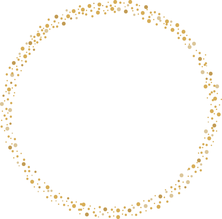 Gold Glitter Circle PNGs for Free Download