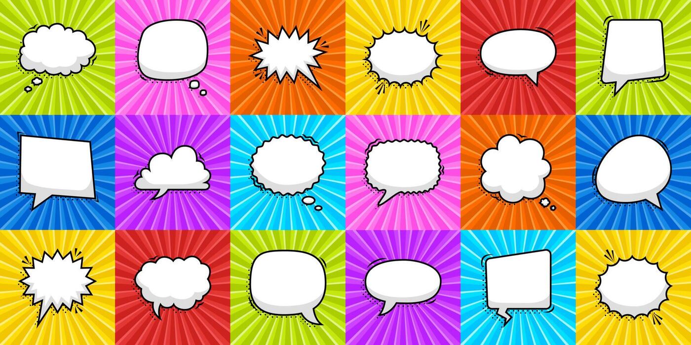 Cartoon Speech Bubble Vector Art, Icons, and Graphics for Free Download