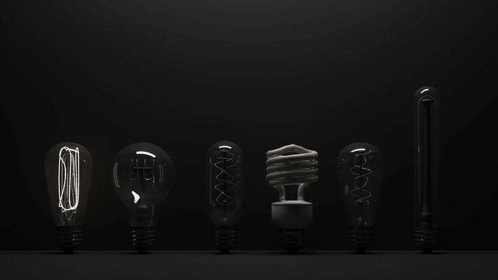 Light Bulb Animation Stock Video Footage for Free Download
