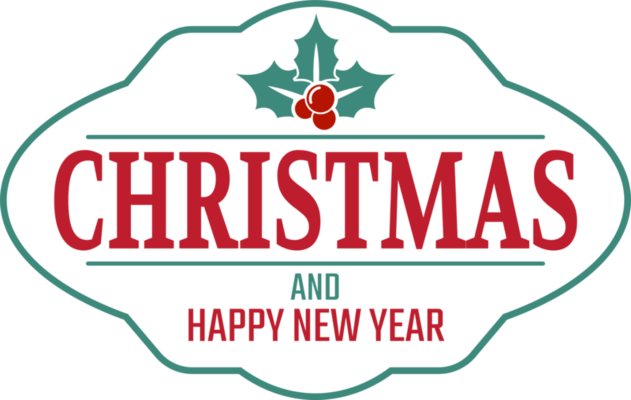 Merry Christmas And Happy New Year Pngs For Free Download
