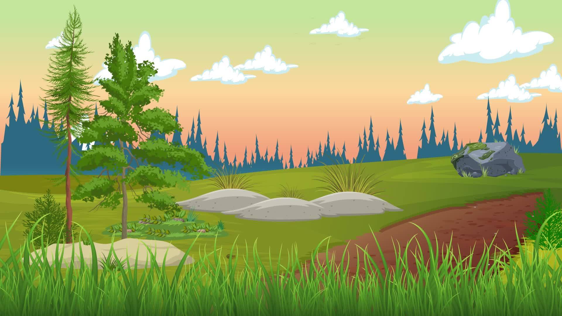 Land Animation Stock Video Footage for Free Download