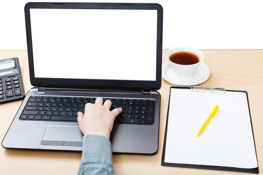 Laptop Writing Stock Photos, Images and Backgrounds for Free Download